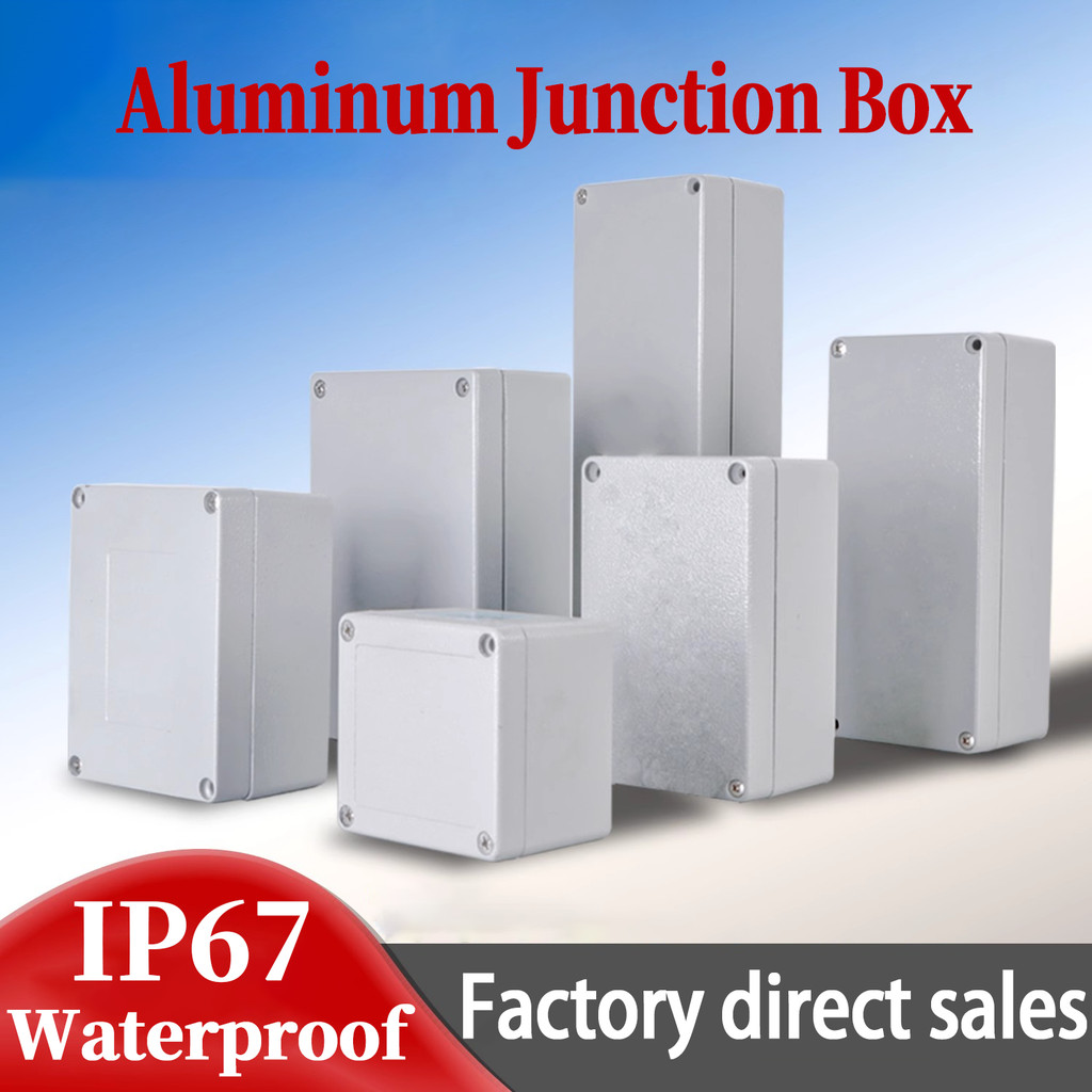 Jual Outdoor Aluminum Enclosure IP67 Waterproof Electrical Case Outdoor ...