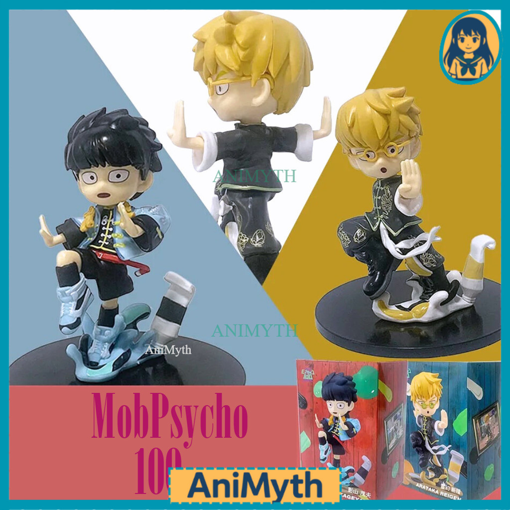 Jual Figure Arataka Reigen Shigeo Kageyama Action Figur Anime Mob ...