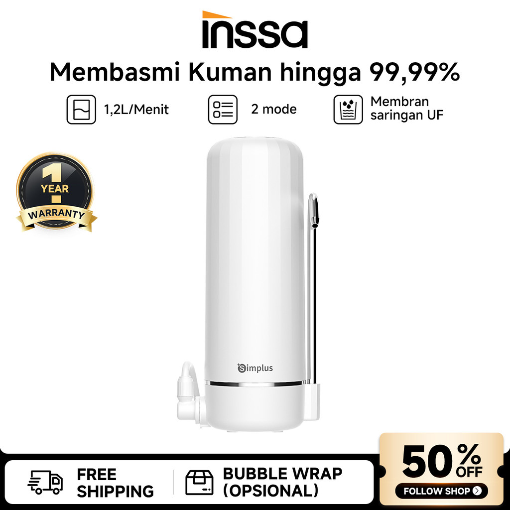 Jual INSSA X Simplus Penjernih Air Pemurni Air Rumah Penjernih Air Keran Dapur Penyaring Air ...