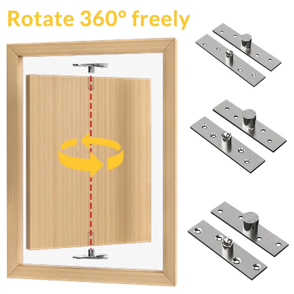 Jual S/M/L Engsel Pivot Putar 360 Derajat / Engsel Pivot Jendela Putar ...