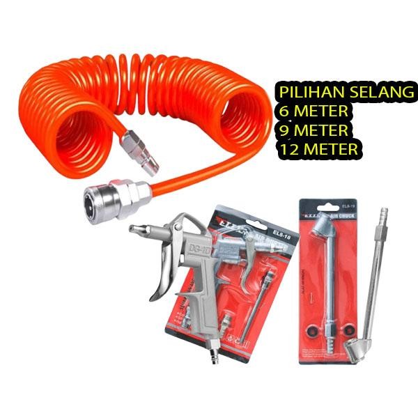 Jual BISA COD!!! Paket Alat Service 3in1 Selang Angin Kompresor Recoil ...
