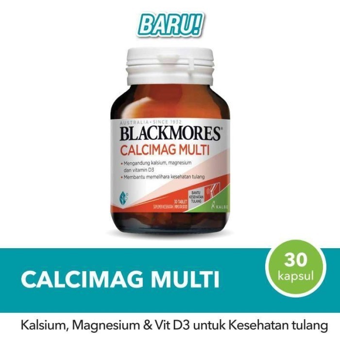 Jual [FIB] Suplemen BLACKMORES Calcimag Multi Calcium Magnesium Vitamin D3 | BLACKMORES Calcimag ...