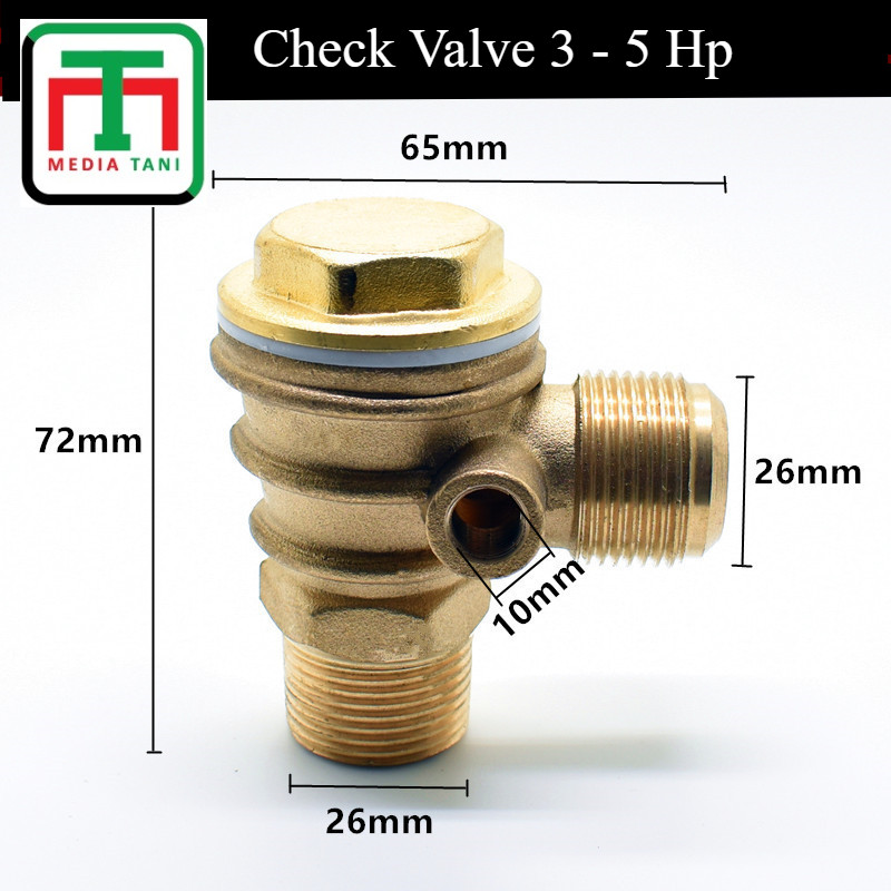Jual Check Valve Kompresor Katup Satu Arah Type 3 - 5 Hp Tekanan sampai ...
