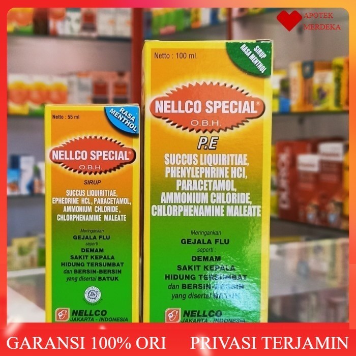 Jual Nellco Special Obh / Obat Batuk Dan Pilek / OBH Nelco | Shopee ...
