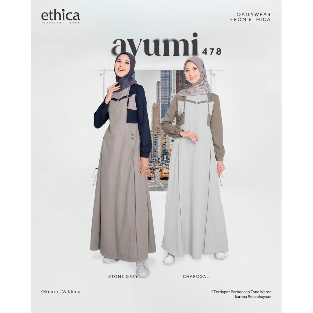 Jual Eticha Indonesia - Gamis Dewasa Ayumi 478 Original By Eticha ...