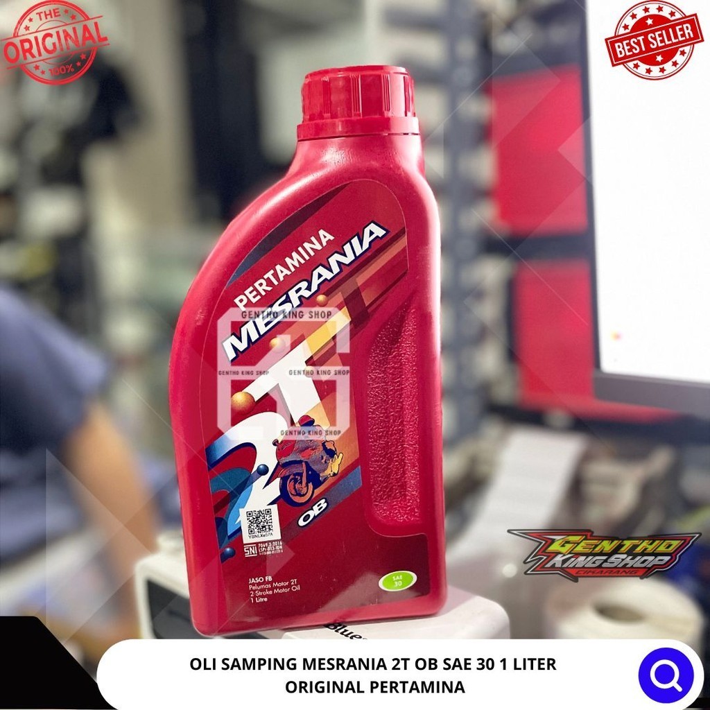 Jual OLI SAMPING MESRANIA 2T OB SAE 30 1 LITER ORIGINAL PERTAMINA ...