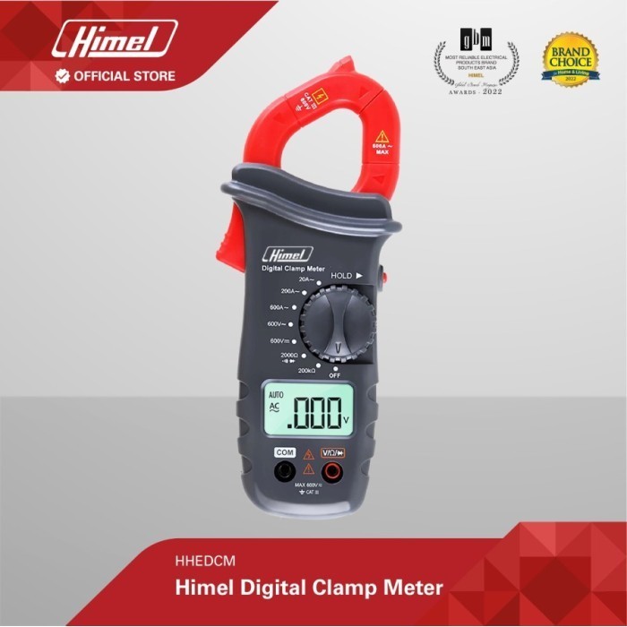 Jual HIMEL HHEDCM Digital Clamp Meter Ukur Arus Tegangan Listrik Model ...