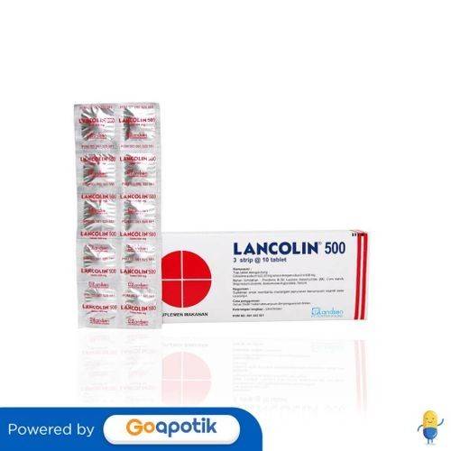 Jual Lancolin 500 Mg Box 30 Tablet | Shopee Indonesia