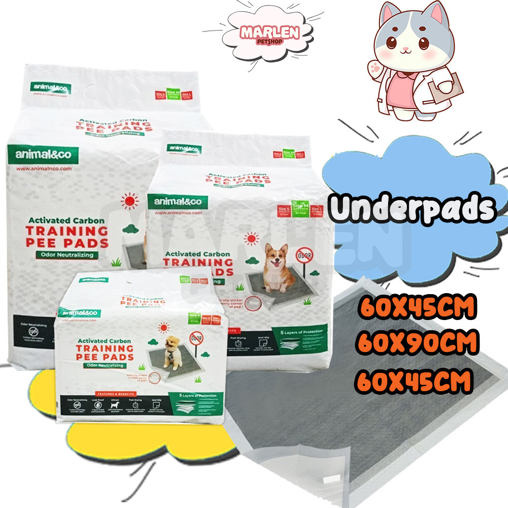 Jual Underpad Carbon Animal & Co Pee Pads Anti Bau Pee Pads Carbon 1 ...