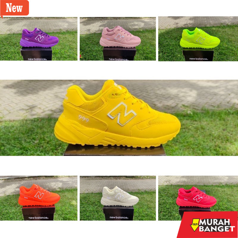 Jual sepatu lari wanita rekomendasi Sepatu N&B Full Colour 999 Made in ...