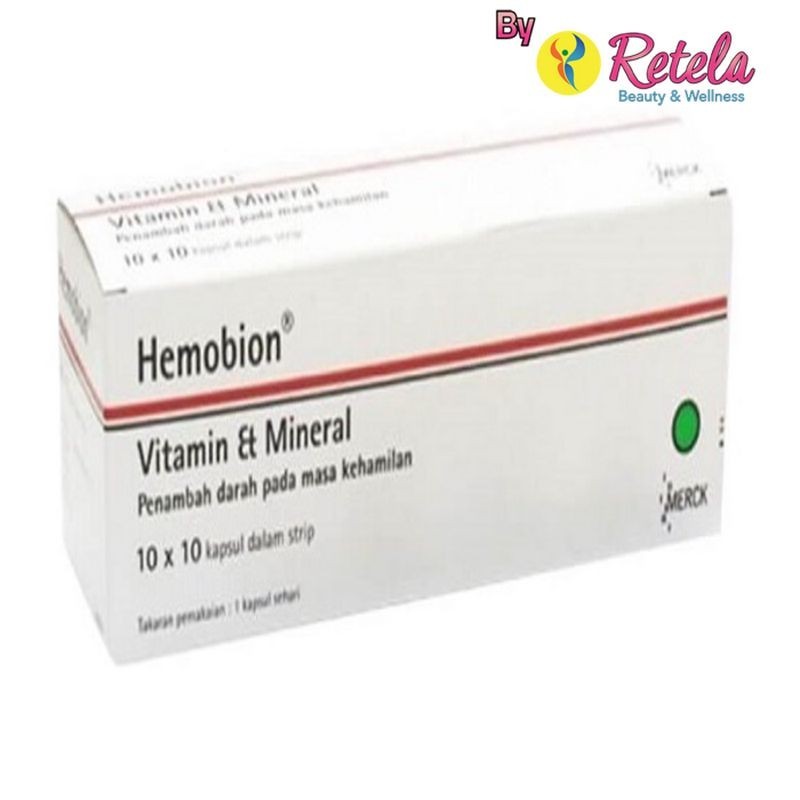 Jual Hemobion Capsule 1 Strip (10 Kapsul) - Suplemen Zat Besi | Shopee ...