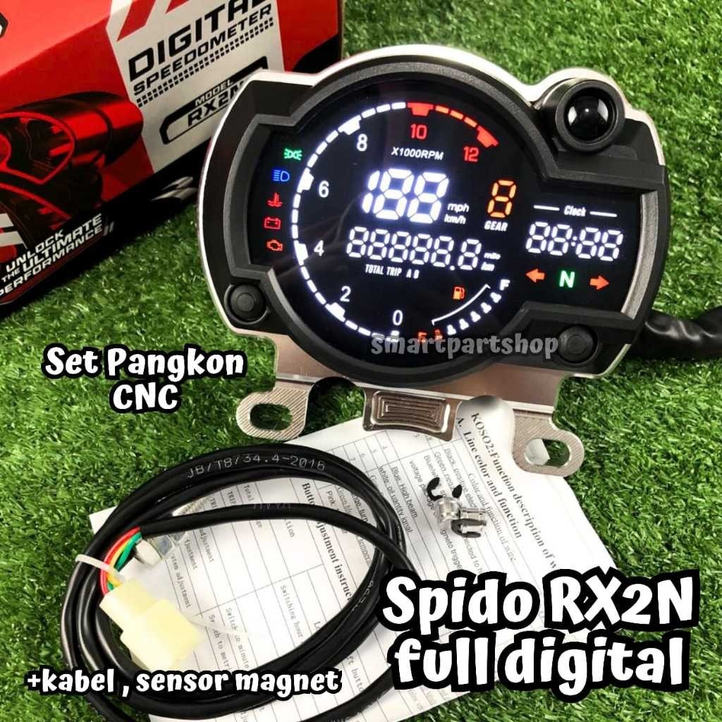 Jual SPIDO RX2 N KOSO SPEDO SPIDOMETER RX2N DIGITAL LED KOSO RX2 Speedometer Koso Rx2N Digital ...