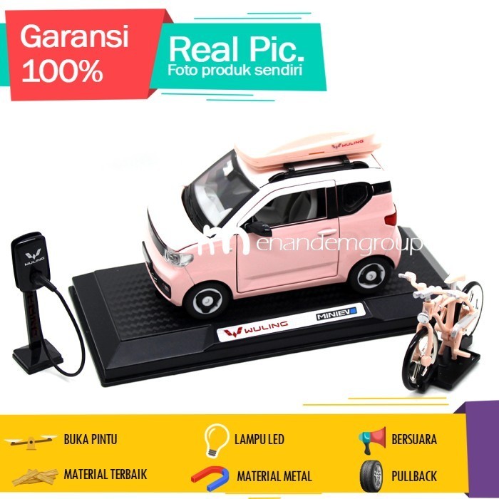 Jual DC999 Diecast Mainan Mobil Listrik Wuling Air Ev Besi Metal Set ...