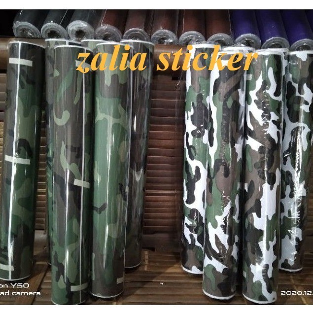 Jual Skotlet Army Loreng Scotlet Doreng Kasar Sticker Camouflage Camo Decal Vinyl Meteran Roll ...