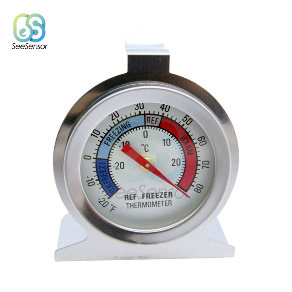 Jual High Quality Refrigerator Freezer Thermometer Stainless Steel Dial ...