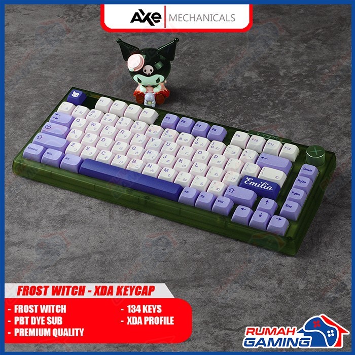Jual AXE MECHANICALS - XDA - Frost Witch Emila - Pbt - Dye Sub - Keycap ...