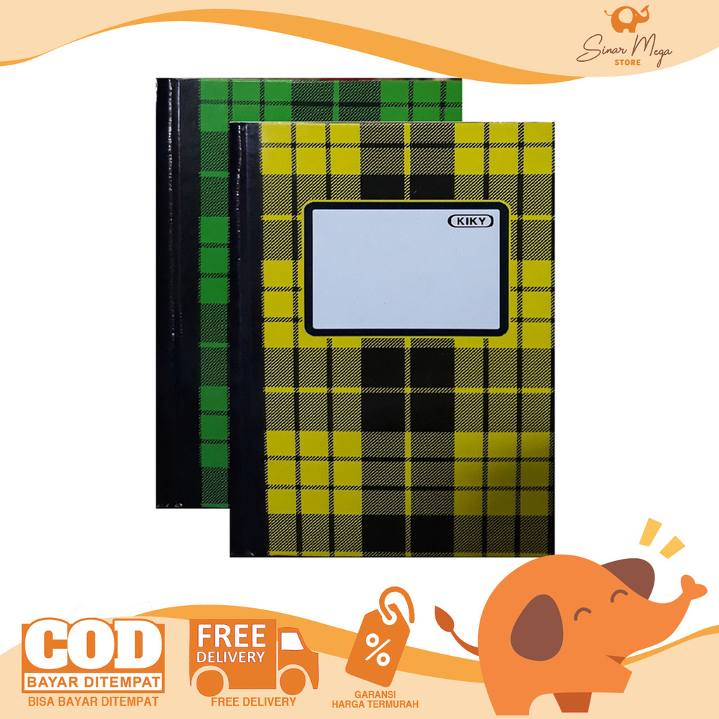 Jual Kiky Oktavo Hard Cover A6 300 Lembar Buku Catatan / Agenda ...