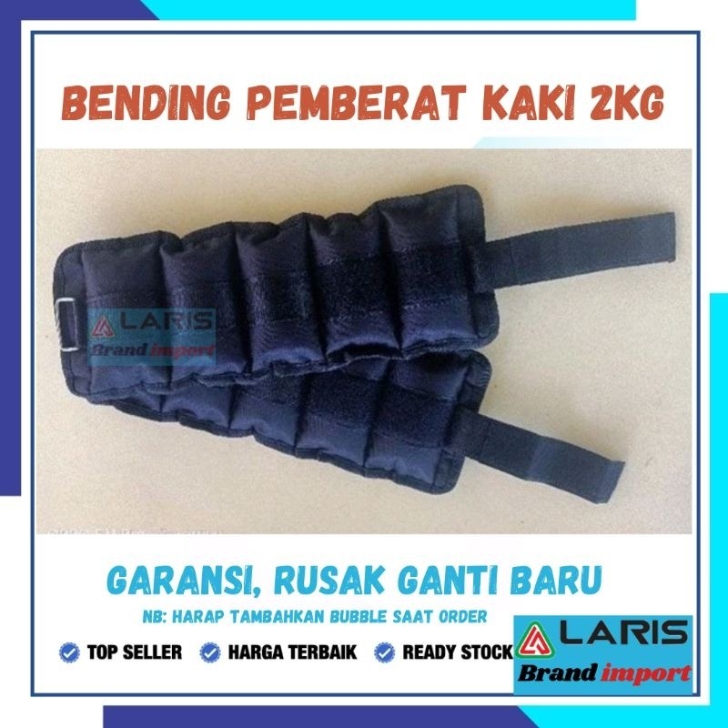 Jual (100% ORIGINAL) 2Kg BENDING barbel pemberat kaki dan tangan ...