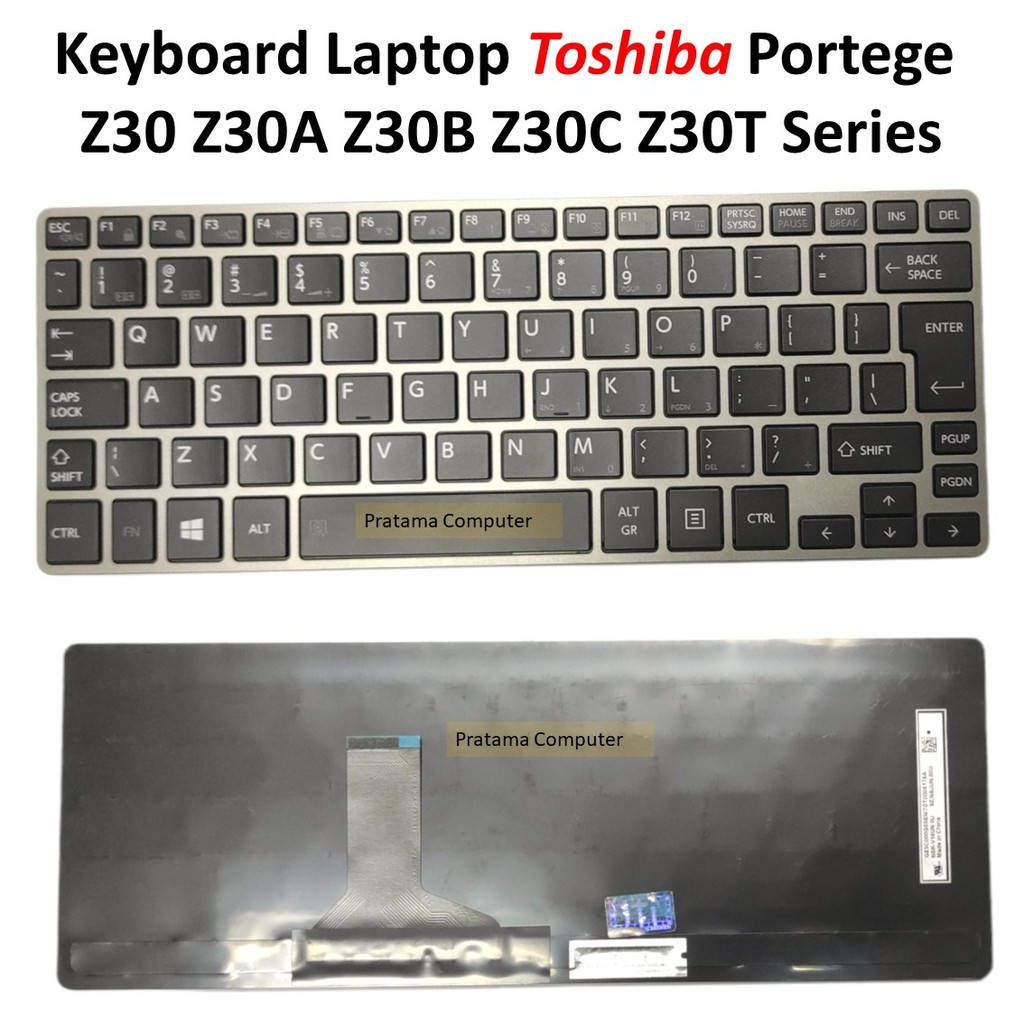 Jual Keyboard Toshiba DynaBook R634 R634/M R634/L R64/K R64 R63 z30-a ...