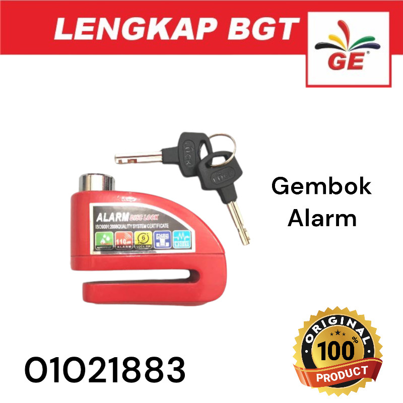 Jual Gembok Alarm / Alarm Disc Lock / Gembok Motor Pengaman Anti Maling ...