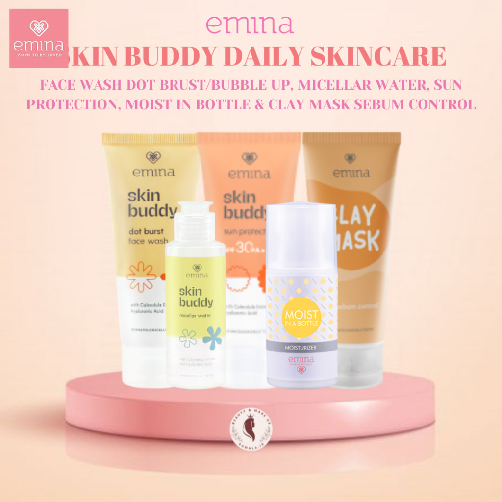 Jual Paket Emina Skin Buddy Daily Skincare 5 pcs | Shopee Indonesia