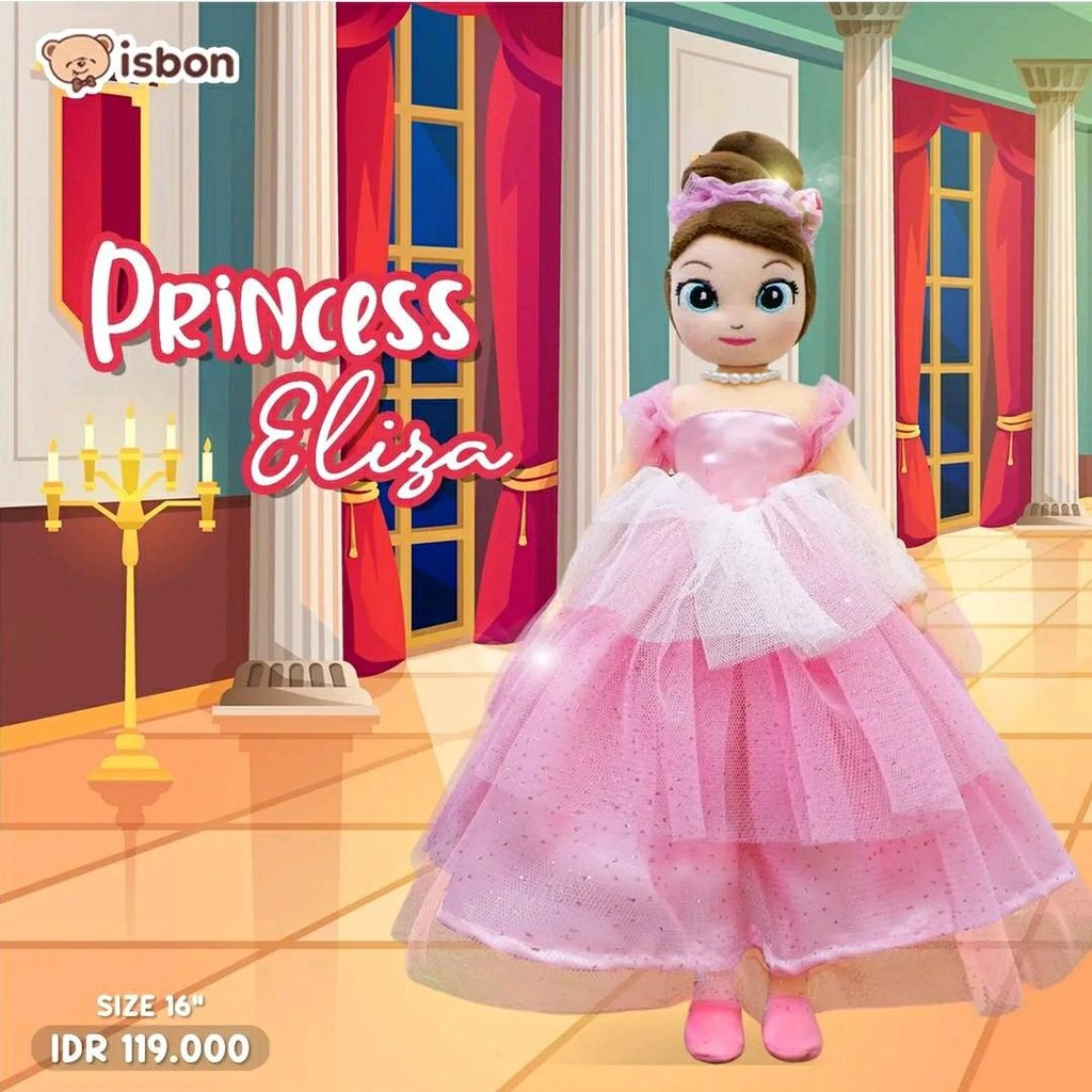 Jual ISTANA BONEKA princess ELIZA pink mainan anak perempuan cewek ...