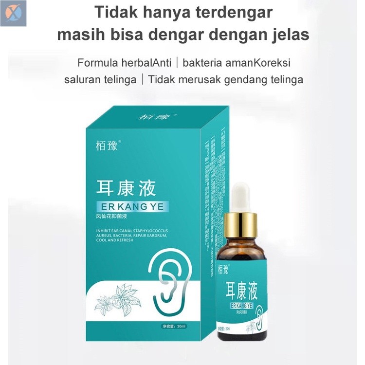 Jual Erkang Ear Drops, antibakteri dan mencegah infeksi, menjaga ...