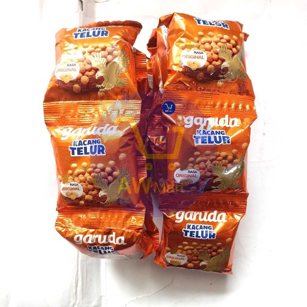 Jual GARUDA KACANG TELUR RENCENG ISI ( 10 SACHET X 16 GRAM ) - KACANG ...