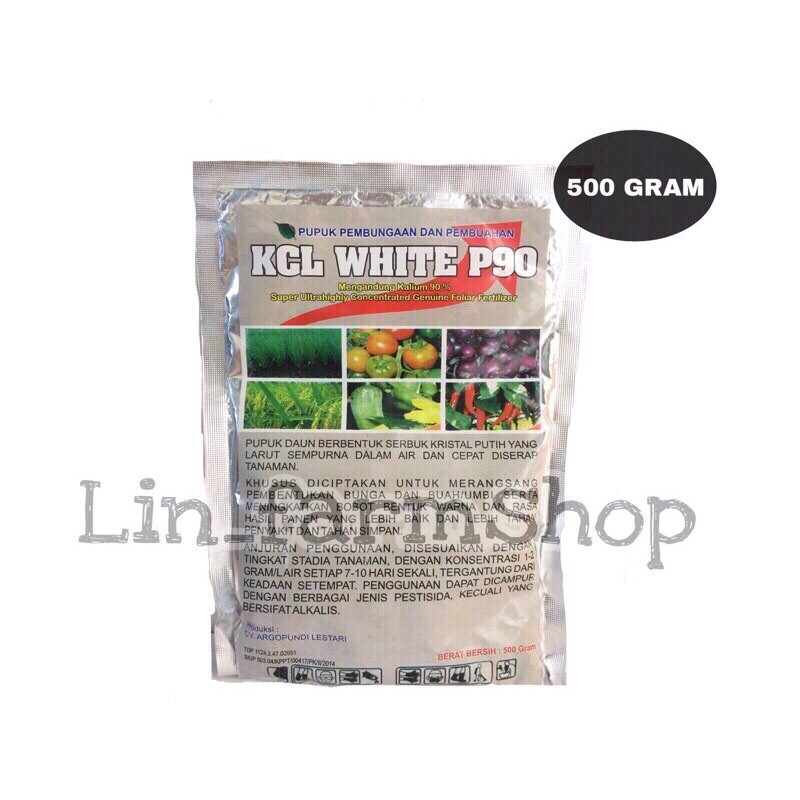 Jual KCL WHITE P90 500 GRAM ORIGINAL ( Kalium 90% ) | Shopee Indonesia