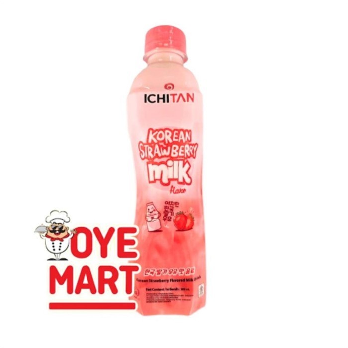 Jual ICHITAN KOREAN STRAWBERRY MILK 300ML/STRAWBERRY SUSU KOREA | Shopee Indonesia