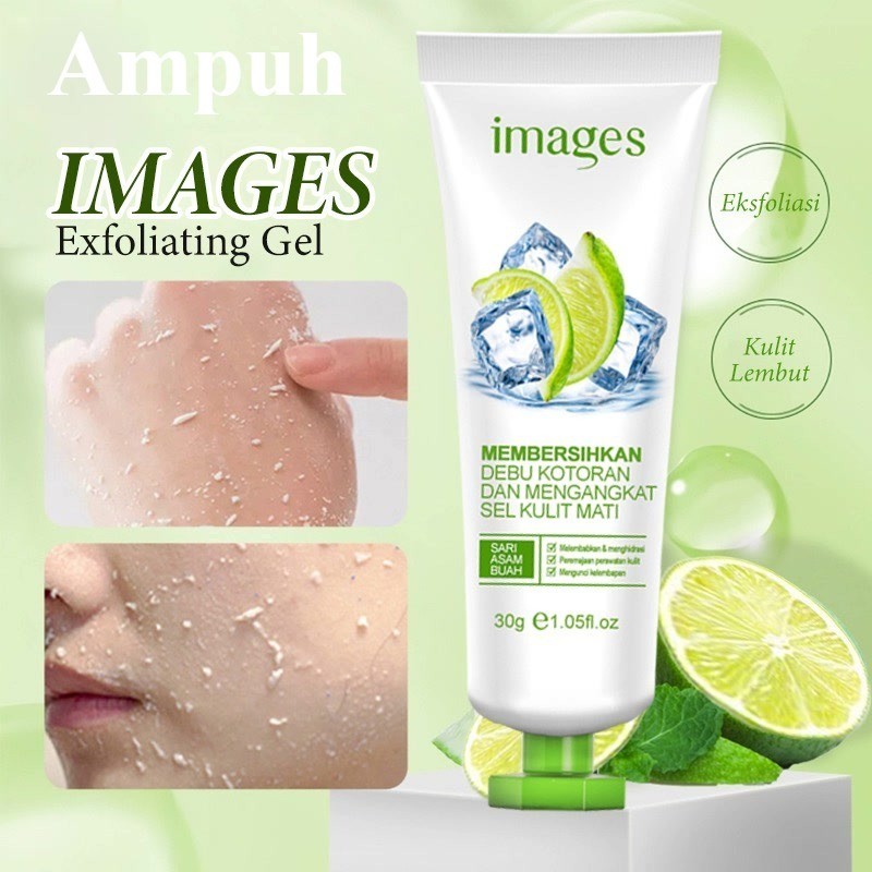 Jual Images Exfoliating Gel Pengangkat Sel Kulit Mati Tubuh dan Wajah ...