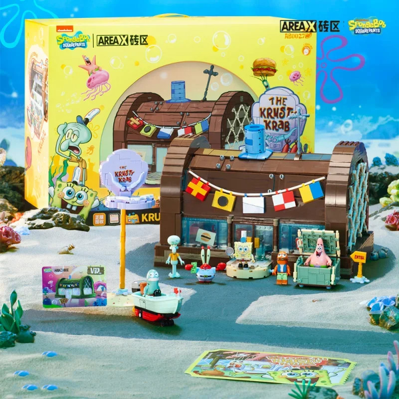 Jual SpongeBob SquarePants cartoon Krusty Krab restaurant series ...