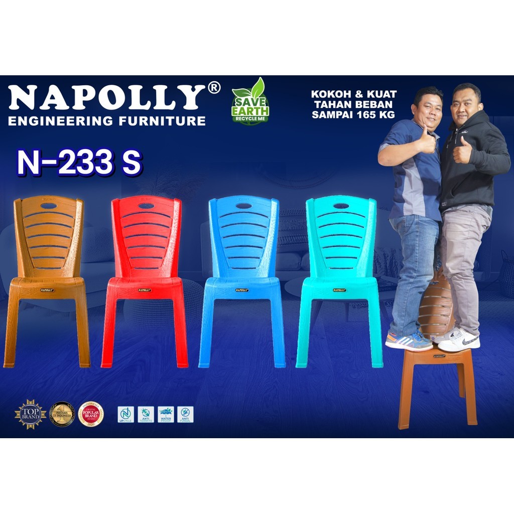 Jual N 233 S - Kursi Teras Napolly / Kursi Sandaran / Kursi Pesta / Kursi Hajatan / Kursi acara ...