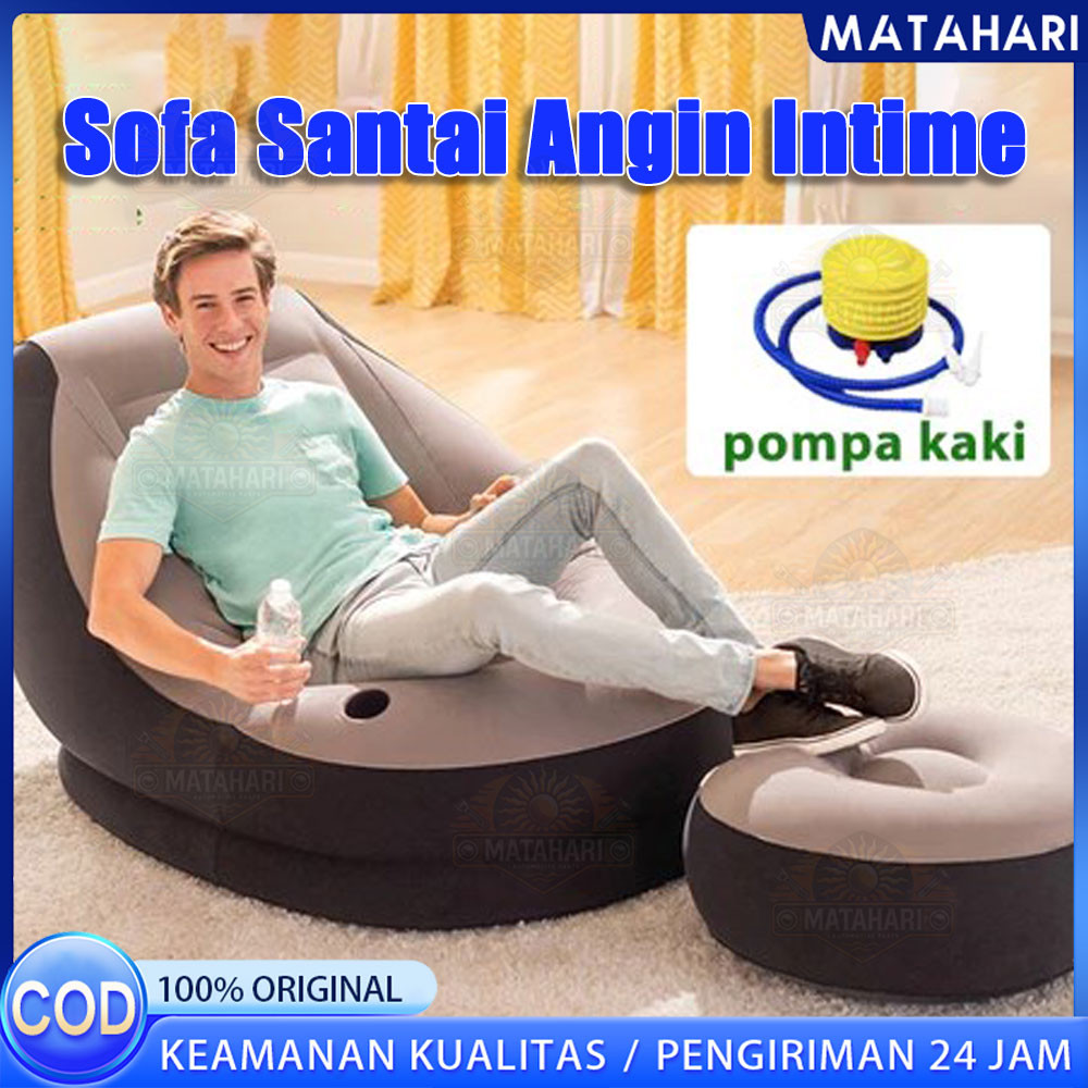 Jual SOFA ANGIN Sofa Bed Angin Intime JUMBO Kursi Santai Sofa Inflatable Matras Lazy Bag SINGLE ...