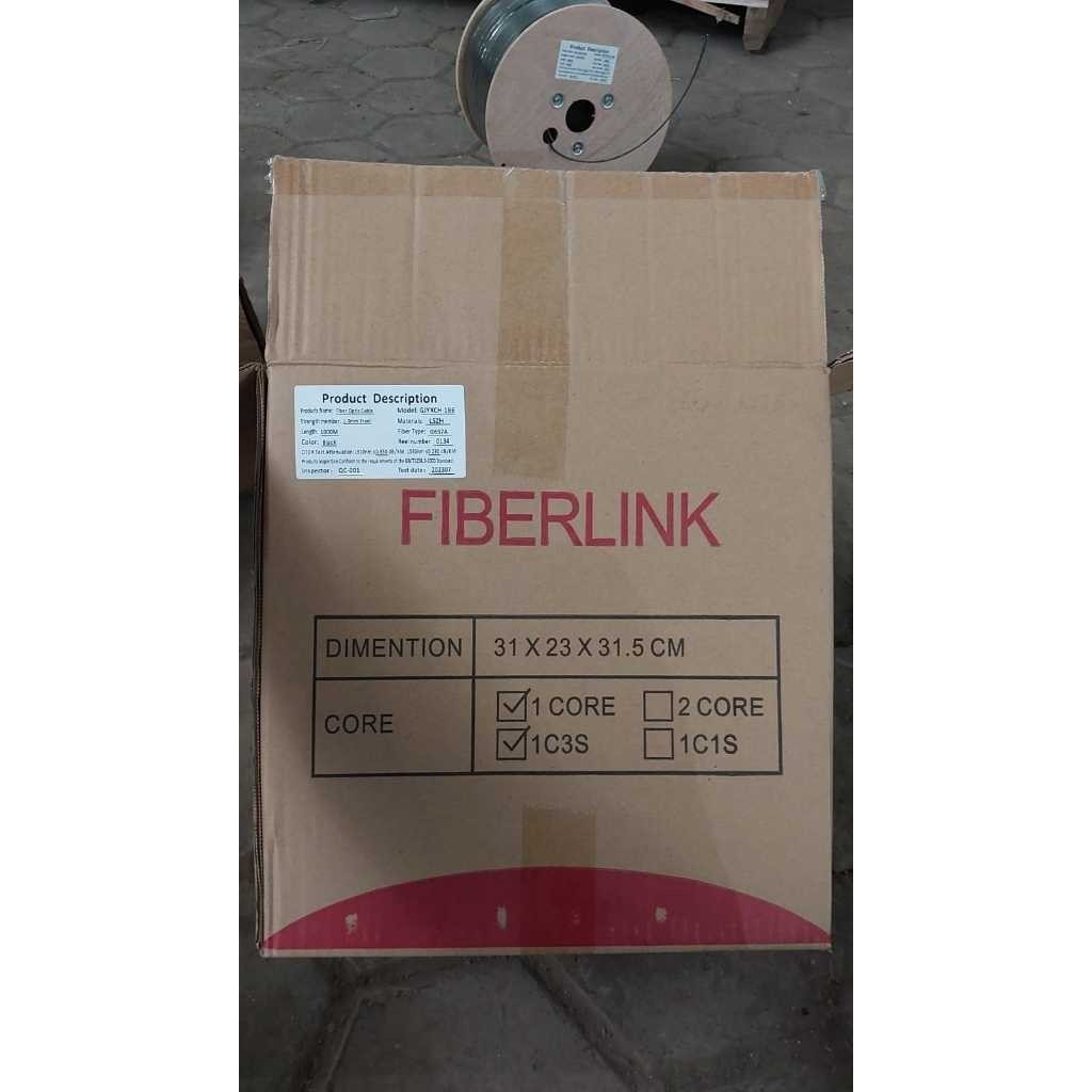 Jual Kabel Dropcore FIBERLINK 1, 2, 4 CORE 3 SELING 1000 Meter | Shopee ...