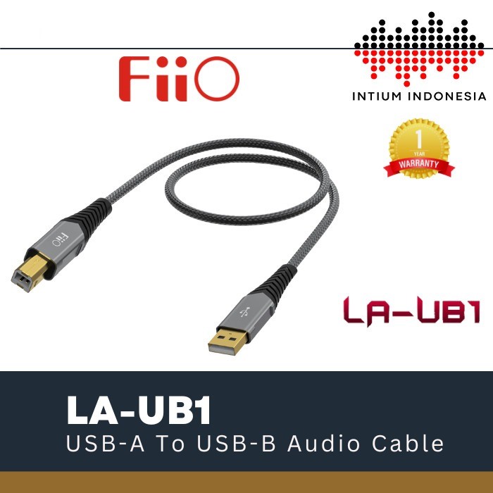 Jual FiiO LA-UB1 HiFi Audio Cable USB-A to USB-B | Shopee Indonesia