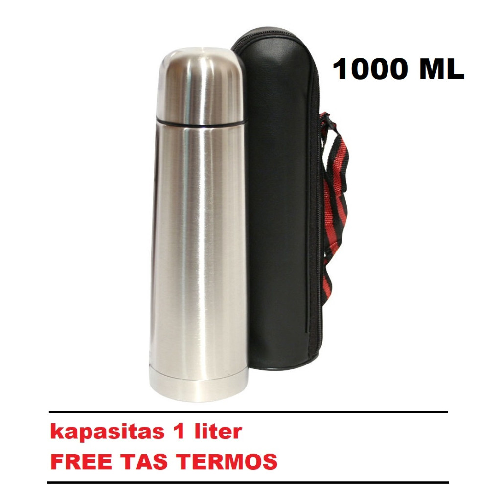 Jual [TERMURAH] Termos Air Panas Dingin Vacum 1000ml / Termos Vacuum ...