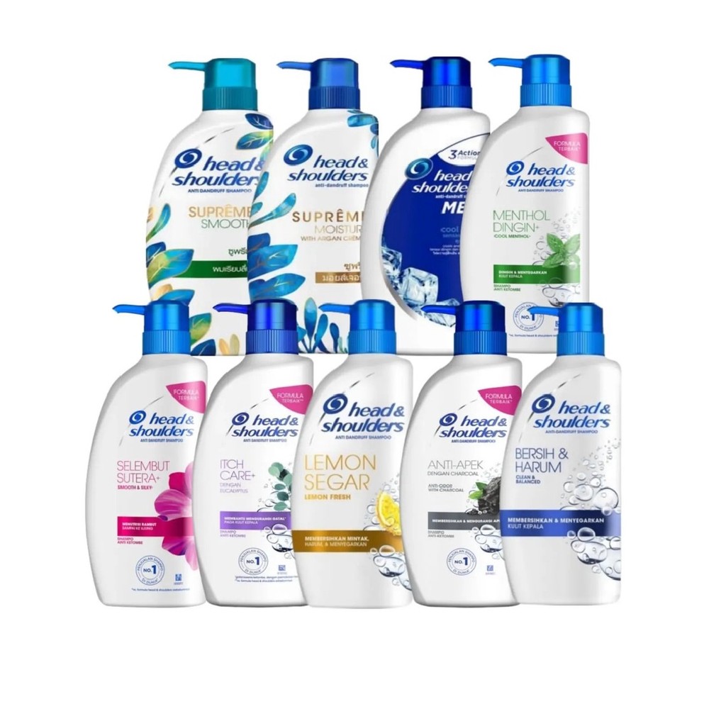Jual Head&Shoulders Anti-Dandruff Sampo Botol Kompa 400ml/680ml/850ml ...