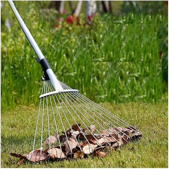 Jual Sapu Garuk Taman Garden Leaf Rake Carbon Steel 15 Teeth ...