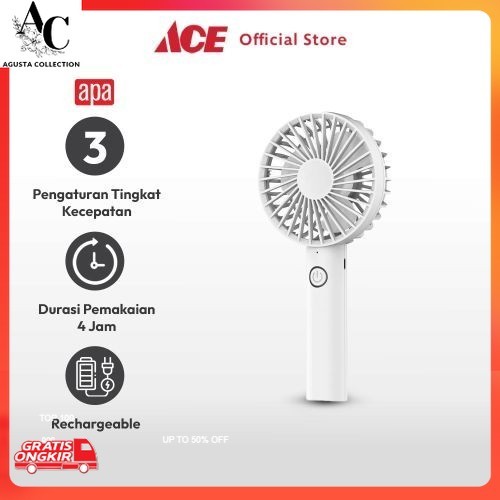 Jual Kipas Terkini / Ace Apa 3 inci Kipas Angin Portabel - Putih Desk ...
