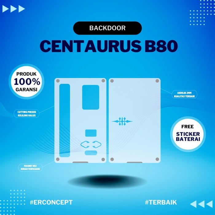 Jual Backdoor Centaurus B80 Panel Akrilik Clear & Motif Bisa Custom ...