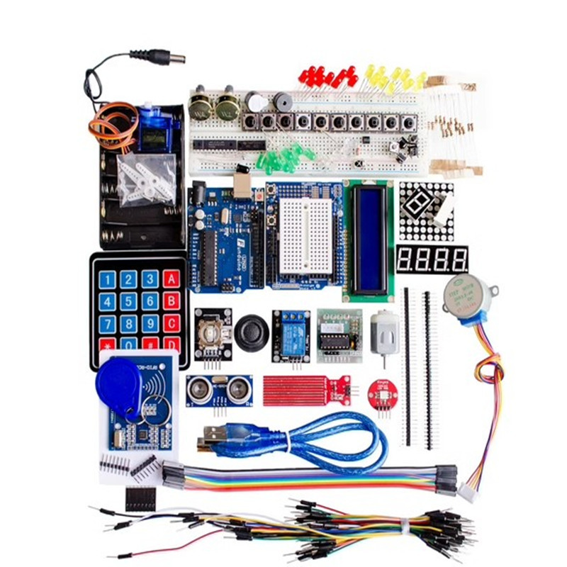Jual Starter Kit for Arduino Uno R3 - Uno R3 Breadboard and holder Step ...
