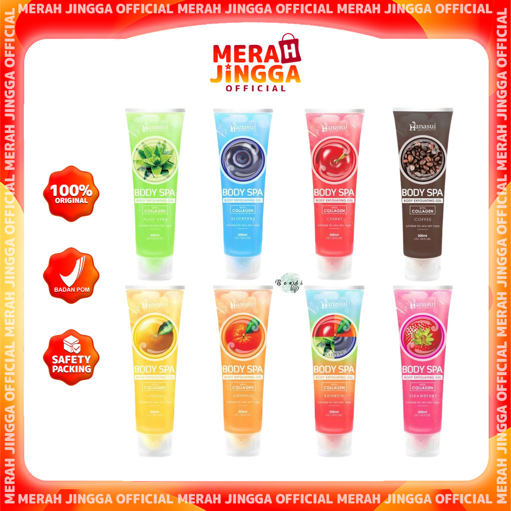 Jual Hanasui Vita Smoothies Body SPA Exfoliating gel 300 ml | 180 ml ...