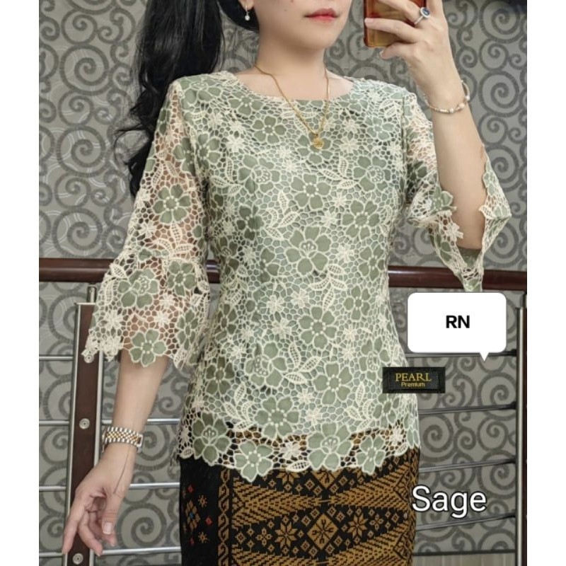 Jual TTS Atasan brokat hoky super mewah terbaru/Blus brokat matte kilat ...