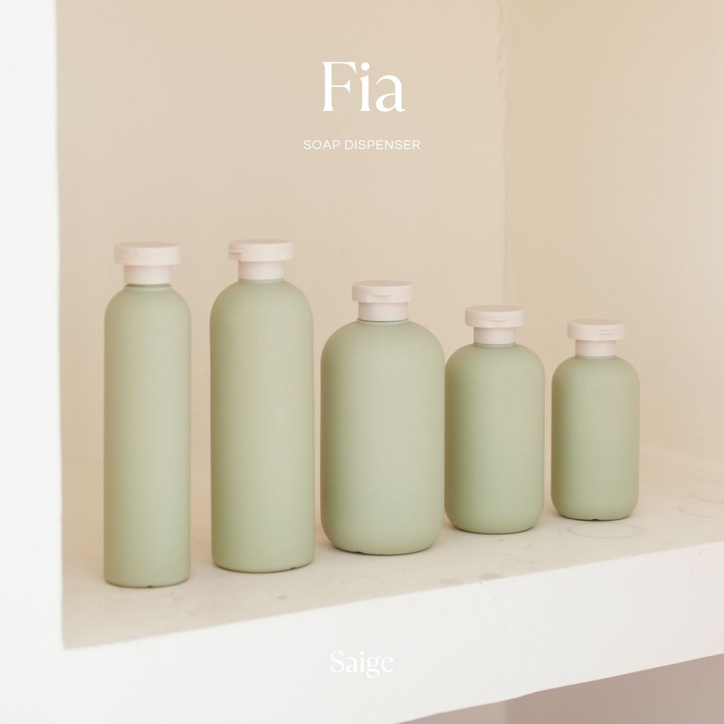 Jual [SAIGE] FIA Soap Dispenser Tempat Sabun Elegant Minimalis Silicon ...