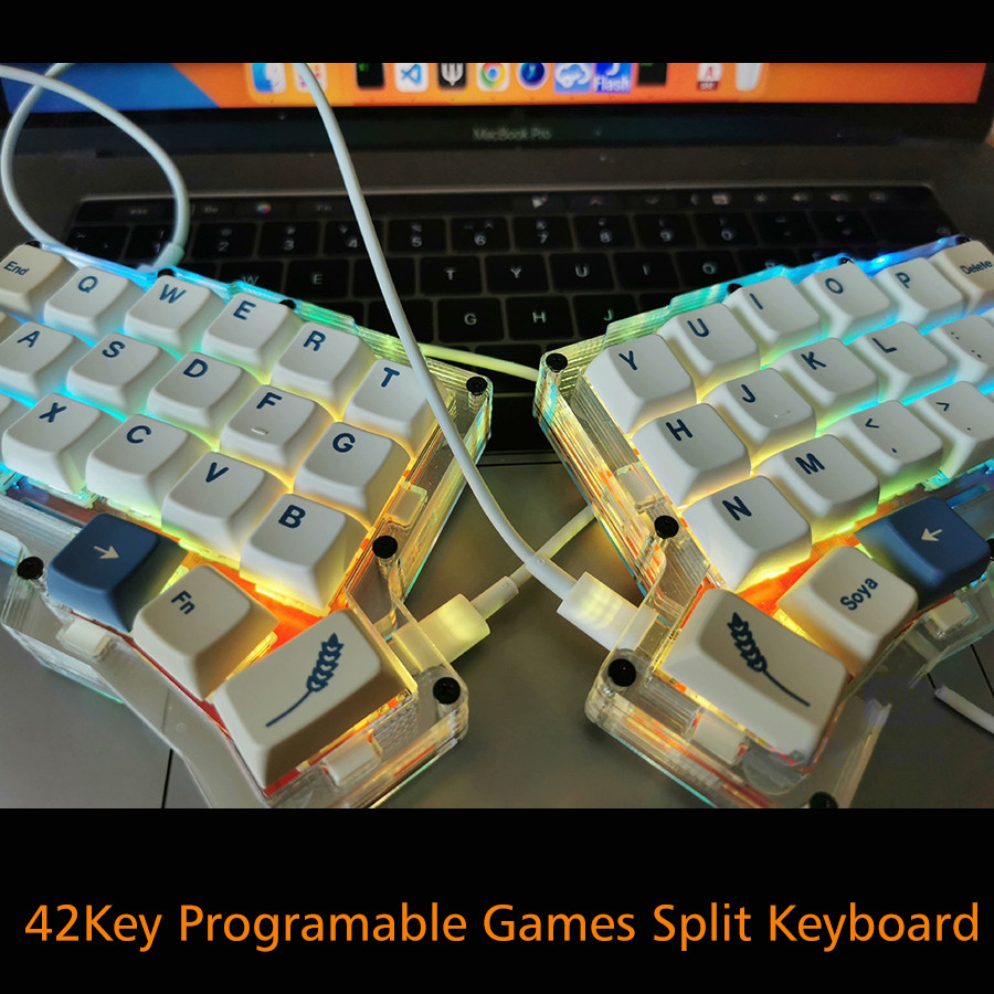 Jual VIAL Keyboard Programable 42 Key Programable Mechanical Split ...