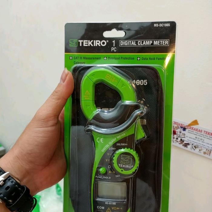 Jual tekiro digital clamp meter ms-dc1905 / tang amper tekiro dc 1905 ...