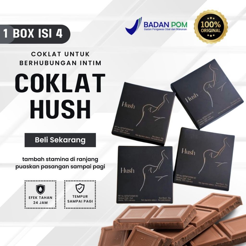 Jual Hush Chocolate 1 Box Dark Chocolate for Couple 32 Gram Viral Untuk ...