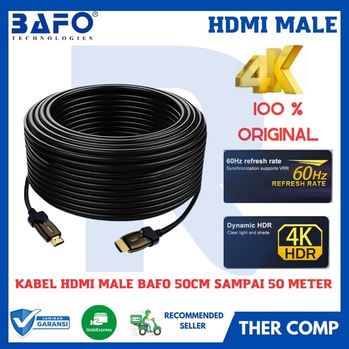 Jual BAFO KABEL CABLE HDMI (10m, 15m, 20m, 25m, 30m, 40m, 50m) ORIGINAL | Shopee Indonesia