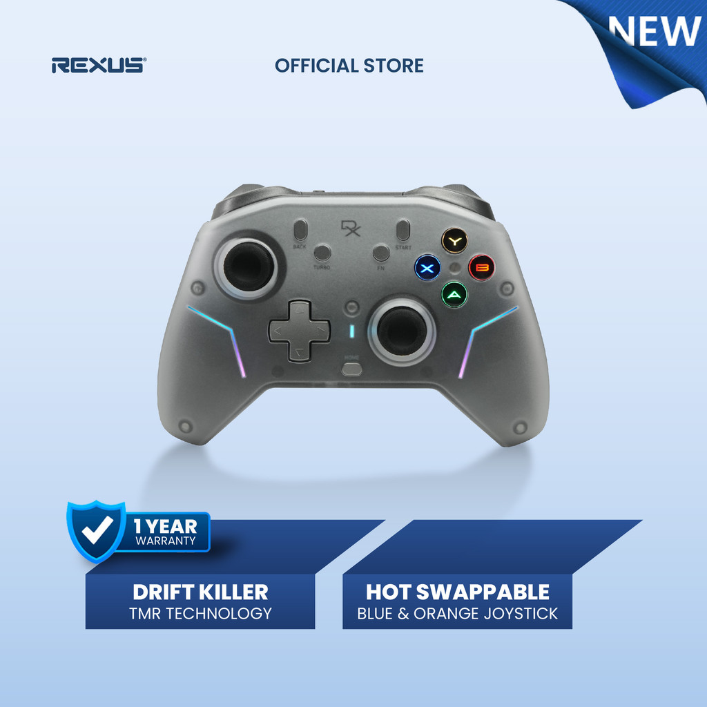 Jual Rexus Daxa Dyron AX9 Gamepad Wireless Gaming Controller - Hot ...